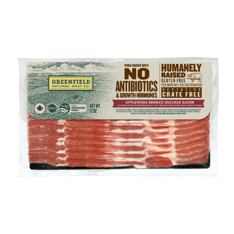 APPLEWOOD SMOKED UNCURED BACON - Greenfield Natural Meat Co.